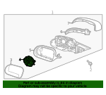 87612-F1000 - Door Mirror Drive Motor 2020-2022 Kia | Kia.Parts Store