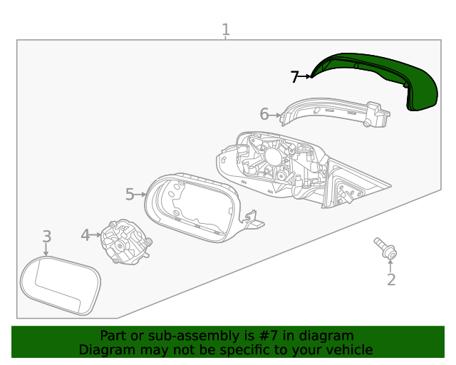 87616-K0010 - Mirror Cover 2020-2024 Kia Soul | Kia.Parts Store