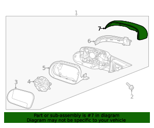 2020-2025 Kia Soul Mirror Cover 87626-K0010 | Kia Parts Online
