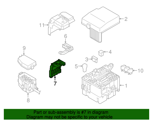 8571A027 Fuse Holder 2017-2021 Mitsubishi | Mitsubishi Factory Parts