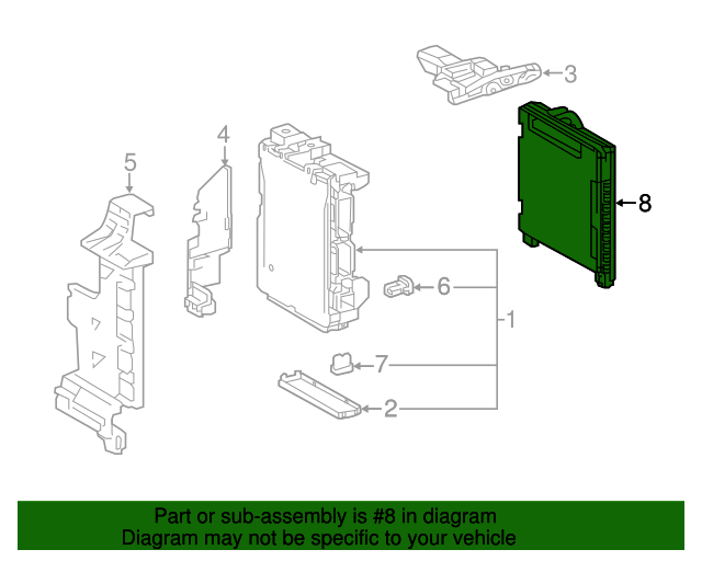 2018 Toyota Camry Multiplex Module 89220-33Q00 | Toyota Parts Center