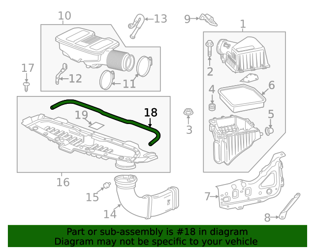 84199337 - Hood Front Weatherstrip 2021-2023 GM | AutoNationParts.com