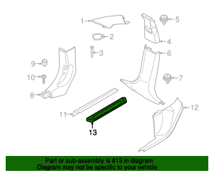 2018-2024 BMW Sill Cover 51-47-8-068-487 | BMW Parts Warehouse