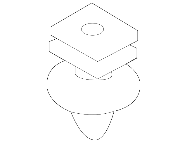 Genuine BMW 07-14-7-430-771 | Kick Panel Clip | FREE Shipping on Most ...