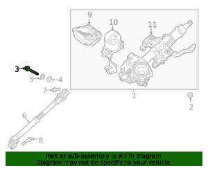 56315-F2000 - Steering Column Bolt 2017-2025 Kia | Kia.Parts Store