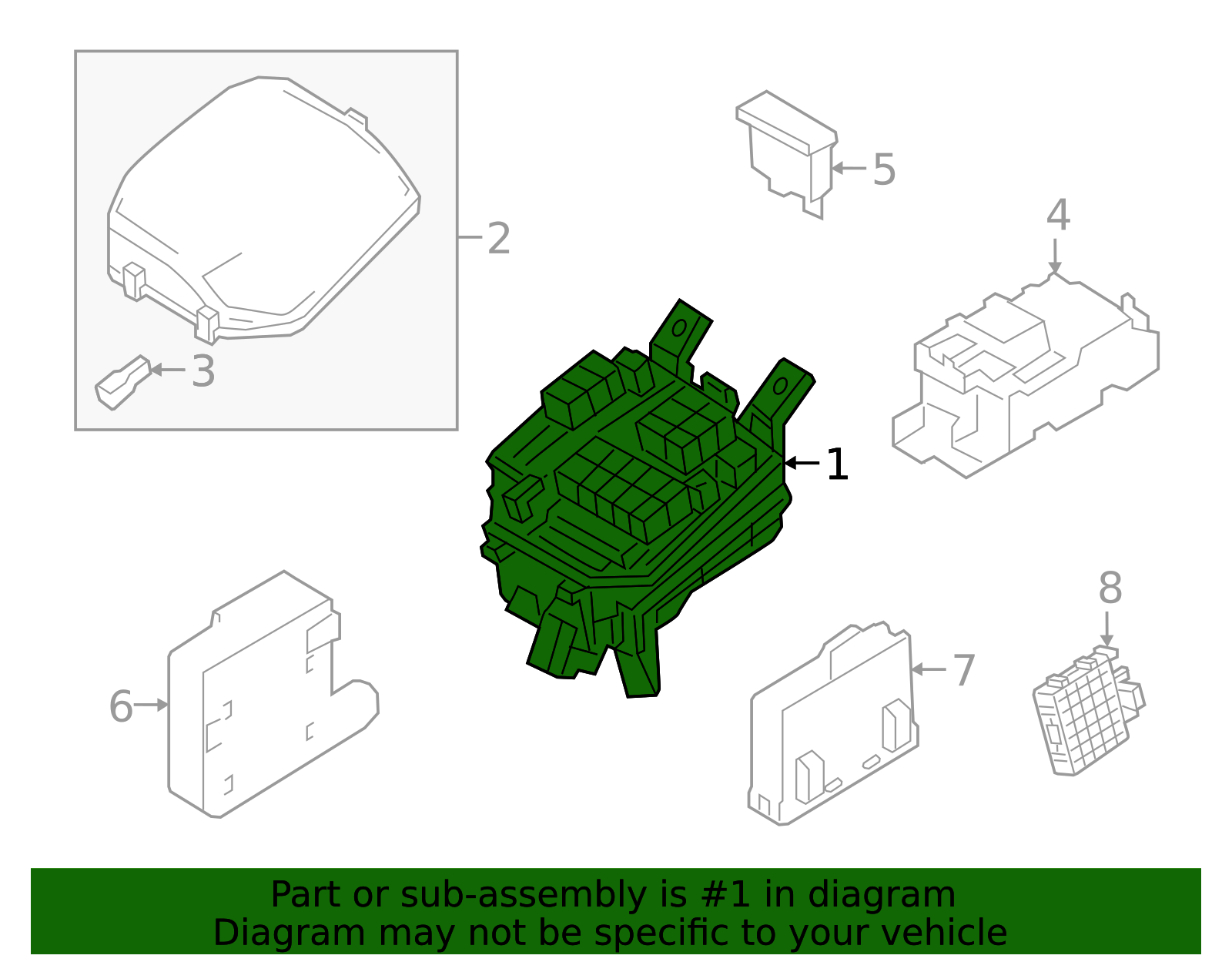 2019-2025 Mazda Fuse & Relay Box BCKA-66-760 | Retail Performance Auto ...