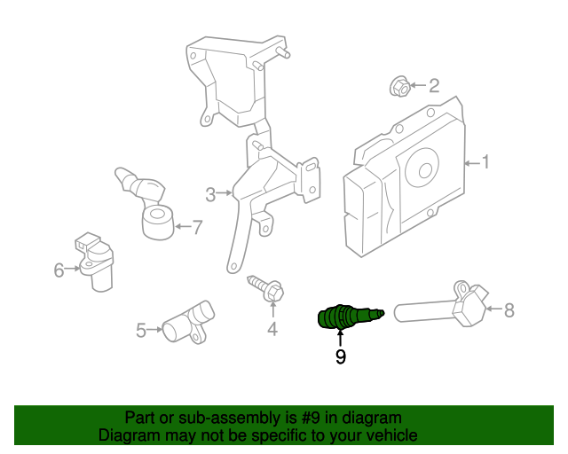2011-2019 Subaru Spark Plug 22401AA781 | OEM Parts Online