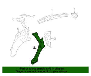 Genuine BMW 41-00-7-390-169 | Lock Pillar Reinforced | FREE Shipping on ...