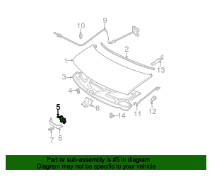 2010-2024 GM Hood Latch 85588601 GM | GMPartsDirect.com