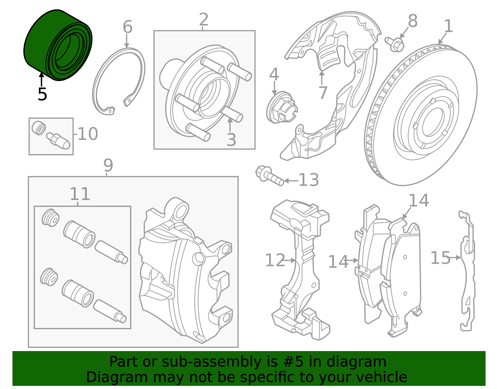Genuine OEM Ford Part - Bearing LX6Z-1215-C | Genuine OEM Ford Parts ...