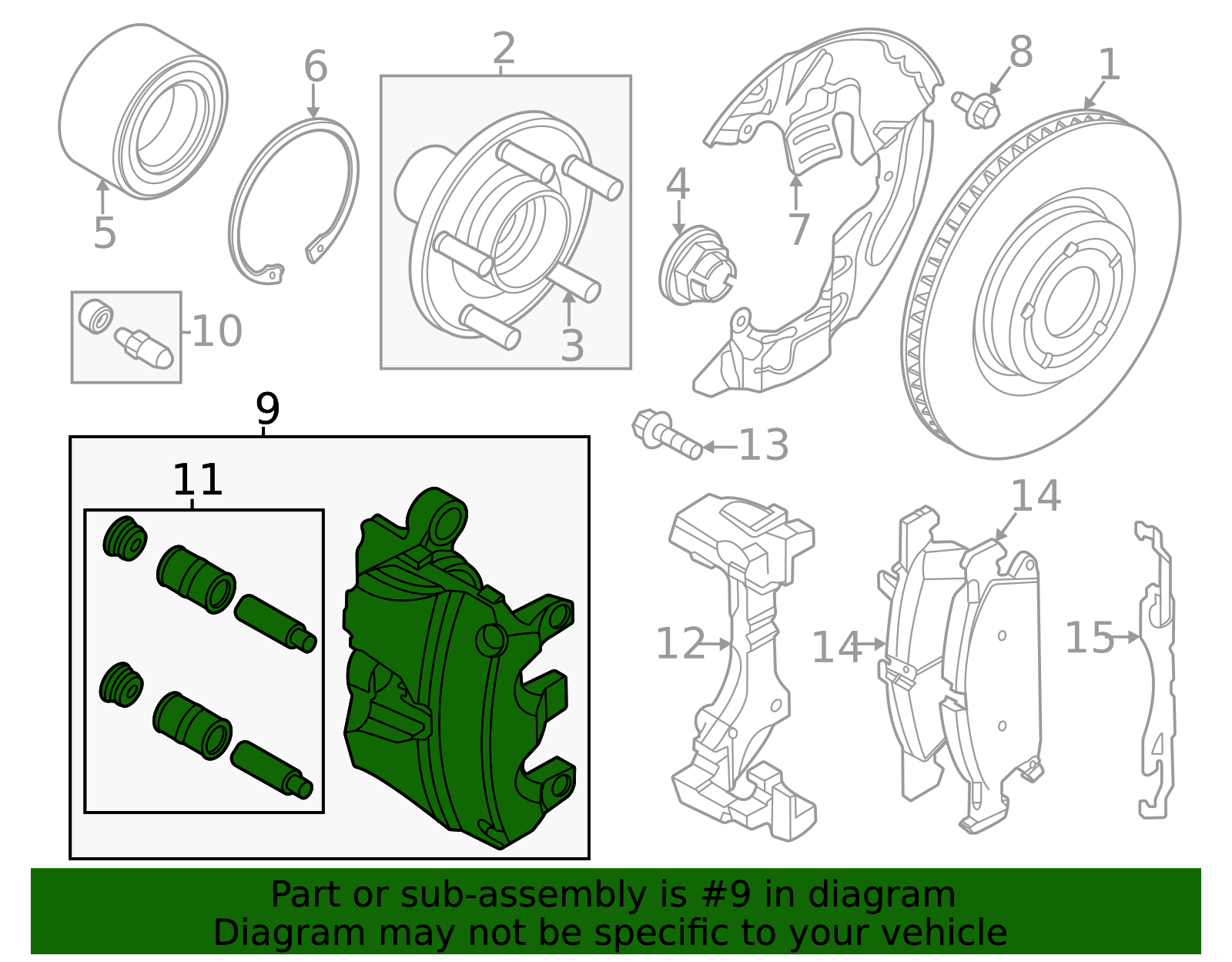 2020-2025 Ford Motorcraft™ Caliper BRCF-566 | QuirkParts