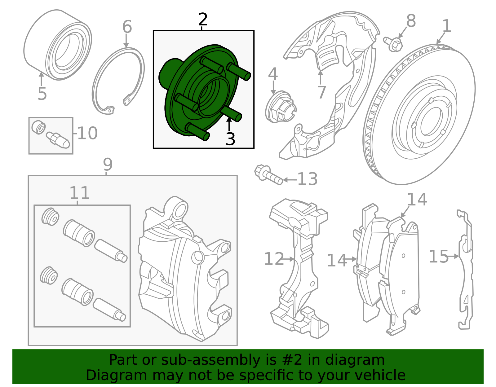 2020-2025 Ford Motorcraft™ Hub Assembly HUB-466 | OEM Parts Online