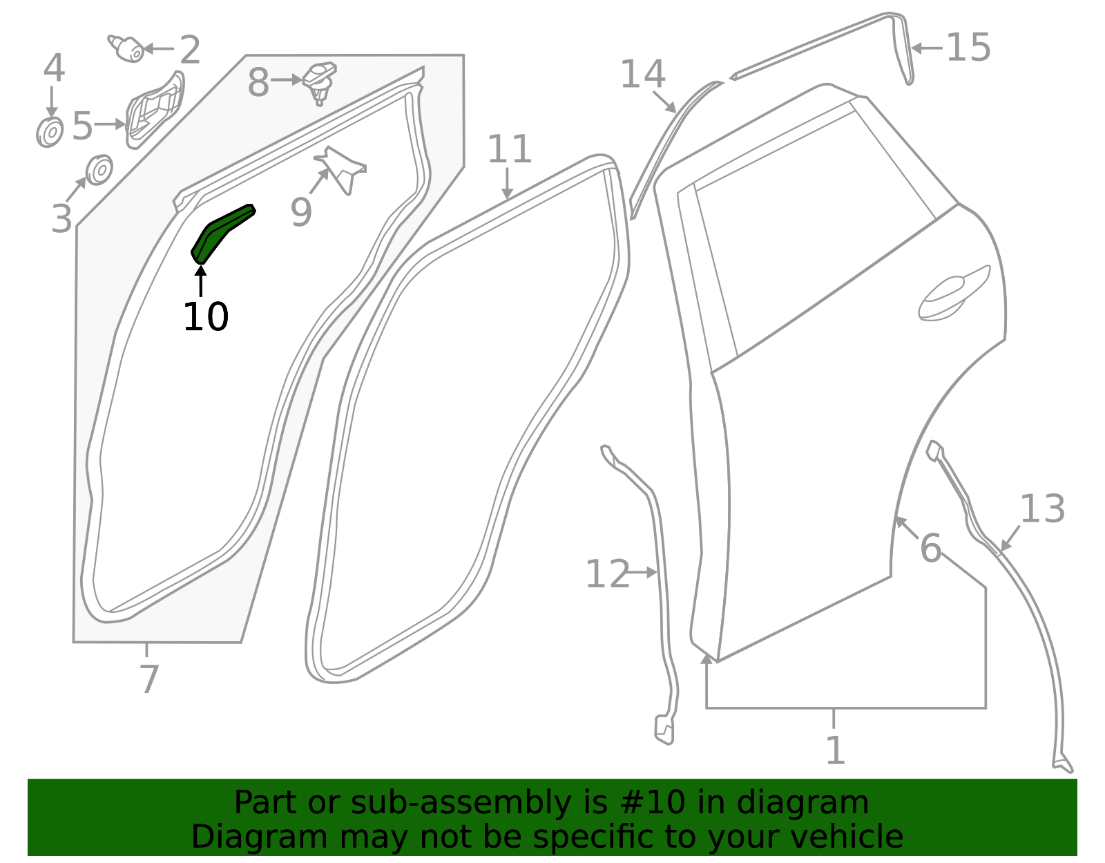 2017-2024 Mazda CX-5 Door Weather-Strip Fastener KB7W-72-762 ...