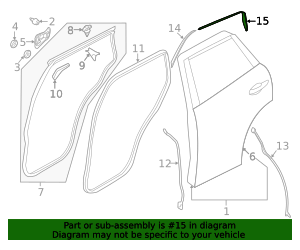 K328-50-8W4 - Black Out Tape 2019-2024 Mazda CX-5 | Florida Mazda Parts
