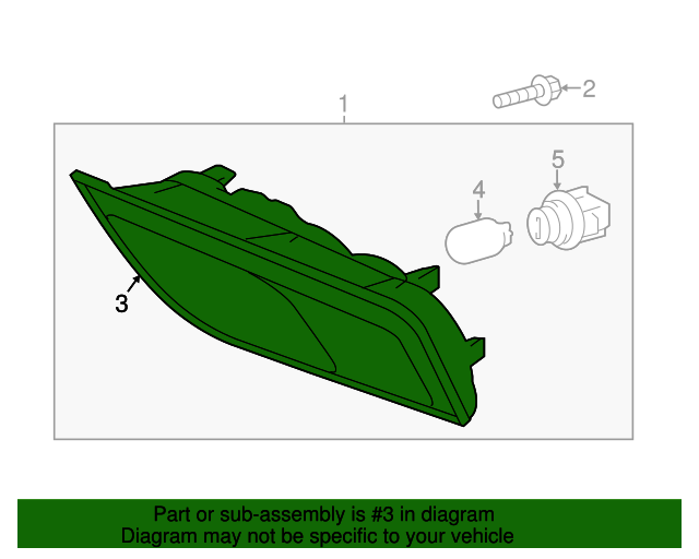 81511-60600 - Turn Signal Light Housing 2020-2023 Lexus GX460 ...