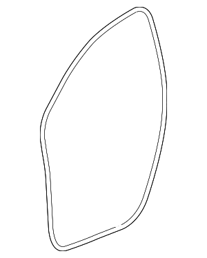 23283530 - Front Side Door Weatherstrip 2009-2017 GM | AutoNationParts.com