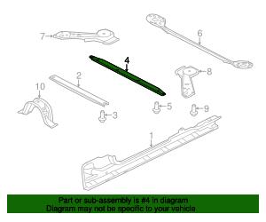 C2D10278 - Rear Reinforced 2010-2019 Jaguar | AutoNationParts.com