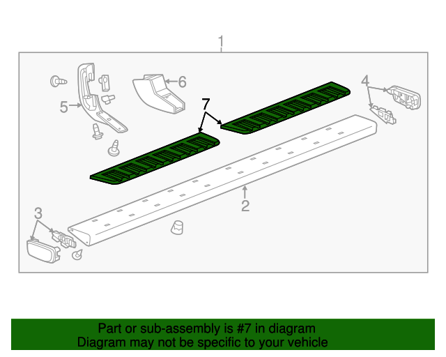 2014-2020 GM Step Pad 84106539 GM | GMPartsDirect.com