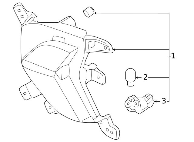 2019-2022 Kia Bulb Bulb Holder 92480-E6050 | TascaParts.com