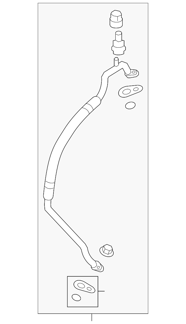 2013-2019 Ford Explorer Suction Hose DB5Z-19867-D | OEM Parts Online