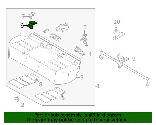 2021-2024 Nissan Rogue Escutcheon 883E2-6RA0A | My Nissan Part