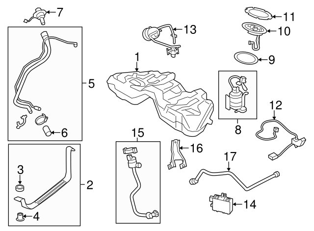 2009-2015 BMW Bracket ventilation valve 13-90-7-576-190 | AutoNation Parts