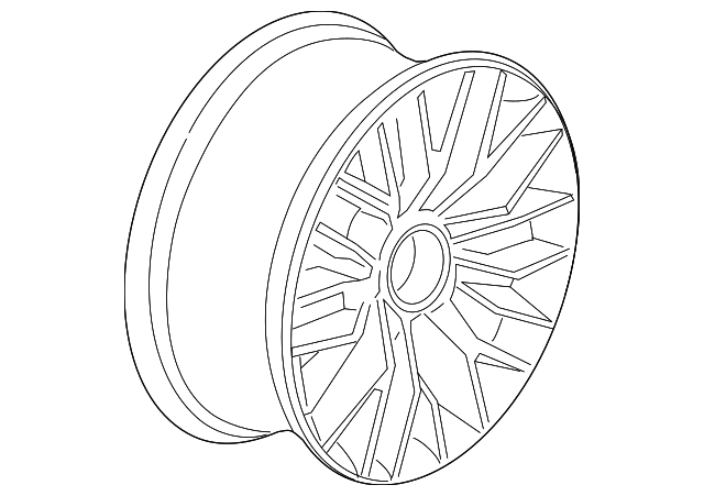 Genuine OEM Ford Part - Wheel Assembly FR3Z-1007-V | Genuine OEM Ford ...