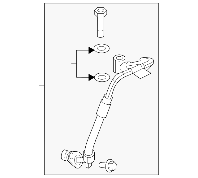 2020-2022 Mopar Oil Feed Tube 68487029AA | TascaParts.com