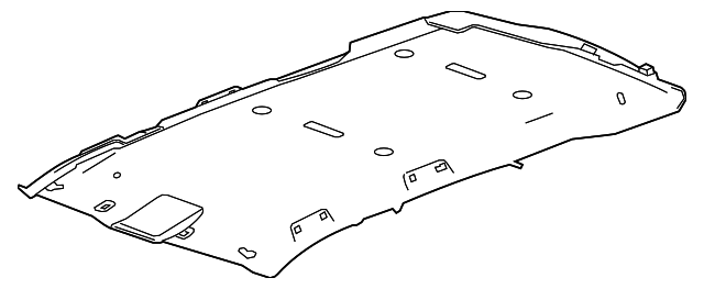 2017-2020 GM Shale Headliner 84061949 | GMPartsDirect.com