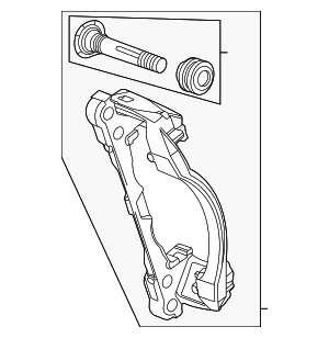 2020-2025 GM Caliper Support 84998797 GM | GMPartsDirect.com