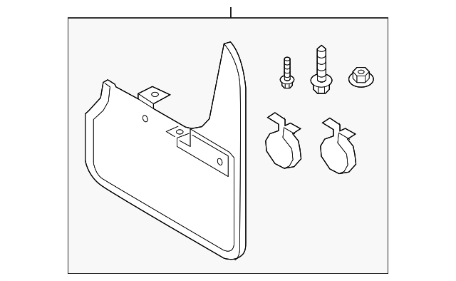 2019-2025 Audi Q3 Splash Guards - Rear 83A-075-106 | Audi USA Parts
