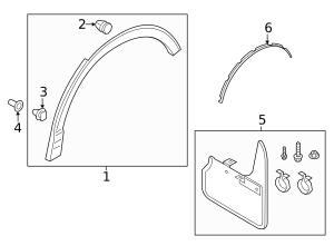WHT-008-801 - Wheel Opening Molding Retainer 2019-2023 Audi Q3 | Euro ...