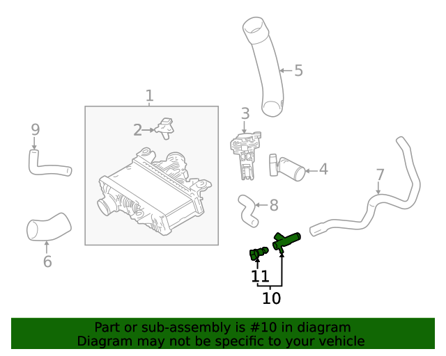 90910-09134 - Drain Pipe - 2021-2024 Toyota | OEM Genuine Toyota Parts