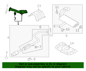 2021-2022 Hyundai Elantra Front Pipe 28610-AA900 | OEM Parts Online