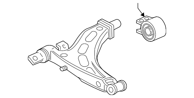 2017-2018 Buick LaCrosse Front Passenger Side Lower Control Arm ...