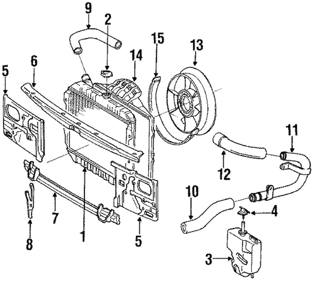 Genuine Toyota Pipe, Water Bypass, No. 1 part# 16268-65011 for 1990 ...