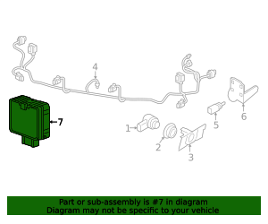 3QF-907-561-A - Distance Sensor 2018-2019 Volkswagen | Euro Parts 4 Less