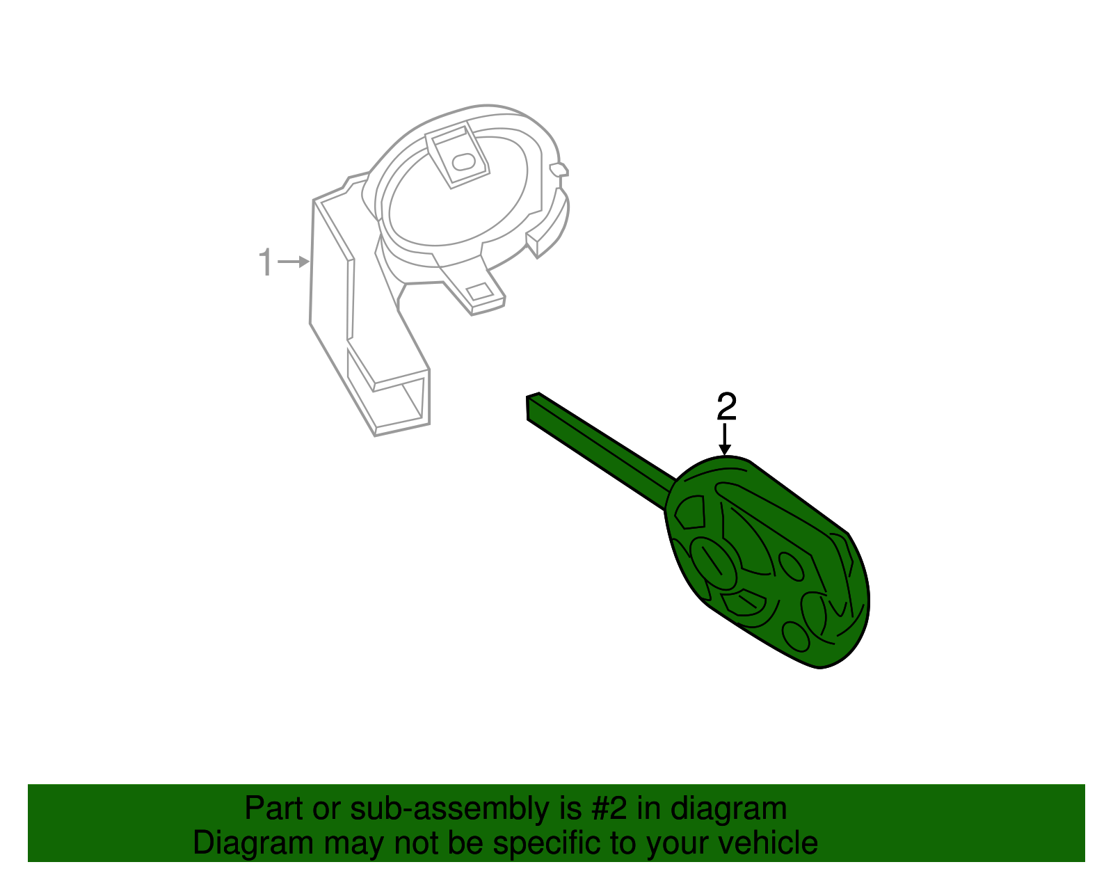 CM5Z-15K601-A - Keyless Entry Transmitter 2012-2019 Ford | Ford Parts ...