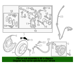 51711-2E000 - Disc Brake Caliper Bracket Mounting Bolt 2007-2019 Kia ...