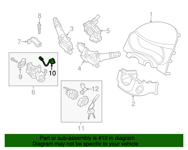 2014-2018 Kia Interlock Solenoid 95840 A5000 | OEM Parts Online