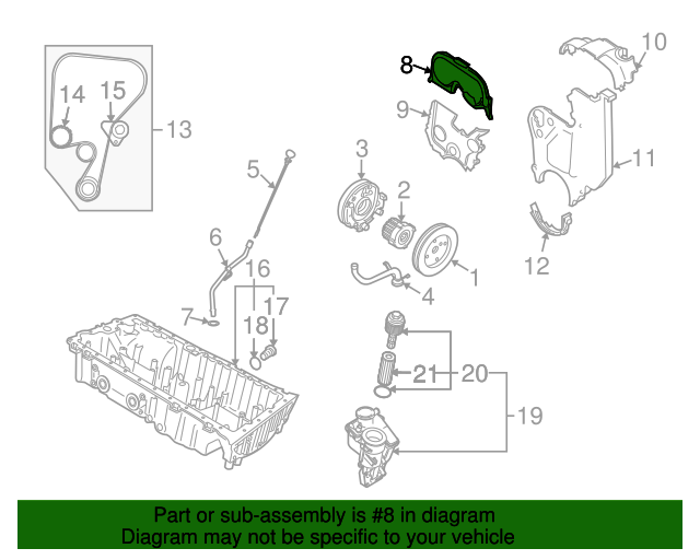 2004-2016 Volvo Front Cover 30750945 | TascaParts.com