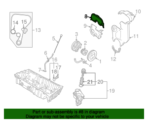 2004-2016 Volvo Front Cover 30750945 | TascaParts.com
