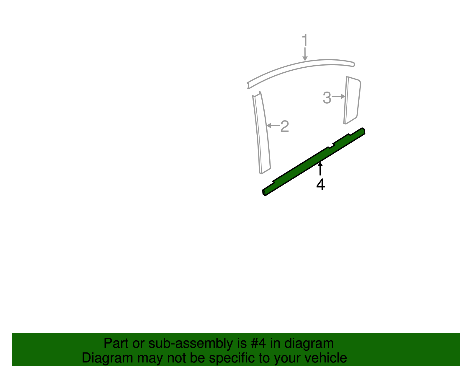 2010-2013 Mazda 3 Belt Weather-Strip BBM4-50-660F | OEM Parts Online