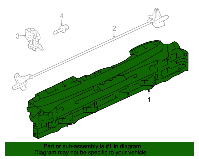 5801A303 - Tail Gate 2007-2013 Mitsubishi Outlander | Mitsubishi Direct ...