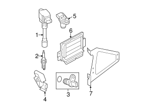 2007-2020 Nissan Crankshaft Position Sensor 23731-1VA0A | TascaParts.com