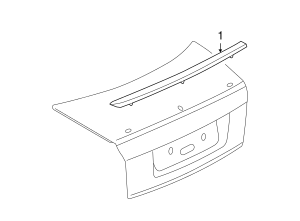 8E0-807-833-3FZ - Spoiler 2007-2008 Audi RS4 | Audi OEM Parts