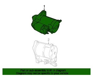 2010-2014 Toyota Tundra Starter 28100-31041 | Toyota Parts Center