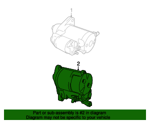 2010-2014 Toyota Tundra Starter 28100-31041 | OEM Parts Online