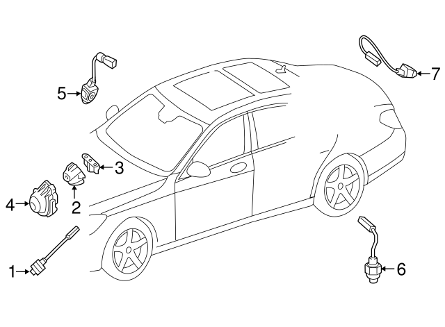 205-905-26-08 - Side Camera 2016-2018 Mercedes-Benz | Mercedes-Benz USA ...