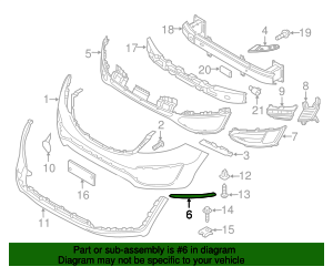 2011-2016 Kia Sportage OEM NEW 11-16 Kia Sportage Moulding Assy Frt ...